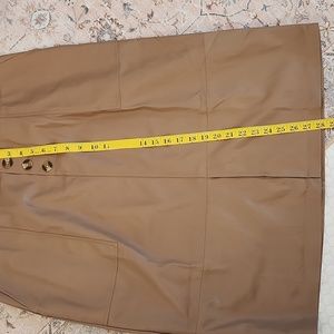 Cato | Skirts | Camel Faux Leather Skirt | Poshmark